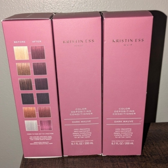 Hair | Kristin Ess Dark Mauve Color Depositing Conditioner Set Of 3 ...